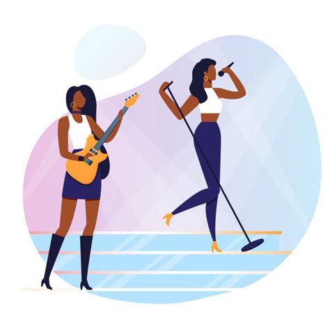 Singing Duet Illustrations Royalty Free Vector Graphics And Clip Art