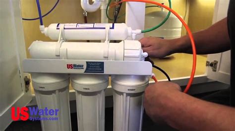 Reverse Osmosis Installation How To US Water Systems YouTube