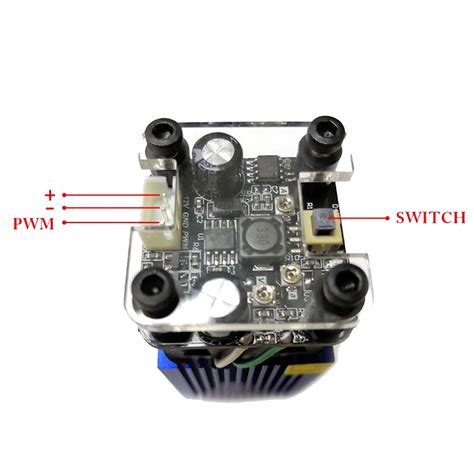 405nm pin cable focusable violet laser module ttl pwm control 0 5w