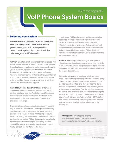 Voip Phone Systems Basics PDF