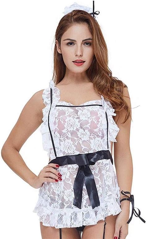 Picardias Mujer Sexy Disfraz Cosplay Ropa Erótica Sirvienta Cosplay Disfraces Sexy Correa De