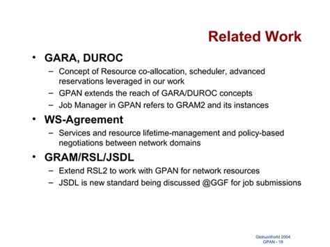 A Grid Proxy Architecture For Network Resources Ppt
