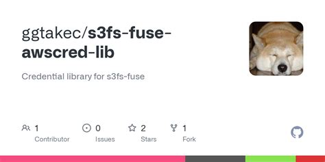 Github Ggtakecs3fs Fuse Awscred Lib Credential Library For S3fs Fuse