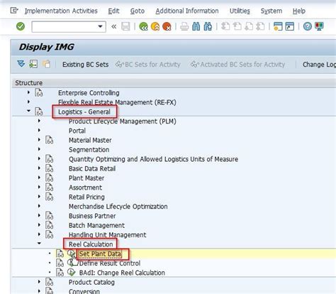 Set Plant Data In SAP