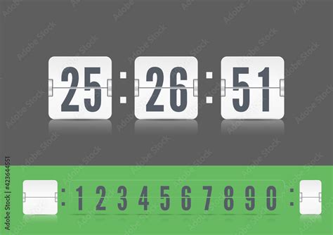 Vector Modern Ui Design Old Countdown Timer With Numbers Coming Soon Web Page Design Template