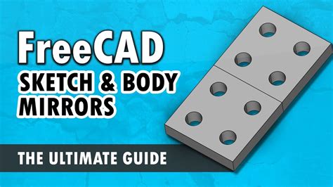 Freecad For Beginners Pt 5 The Mirror Tool Youtube
