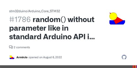 Random Without Parameter Like In Standard Arduino Api Is Missing