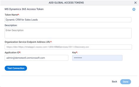 Access Token For Microsoft Dynamics 365
