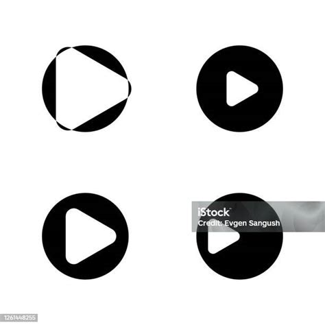 버튼 아이콘 세트 재생 미디어 음악 또는 비디오 화살표의 벡터 컬렉션 개체 그룹에 대한 스톡 벡터 아트 및 기타 이미지 개체 그룹 경기 스포츠 긴급 개념 Istock