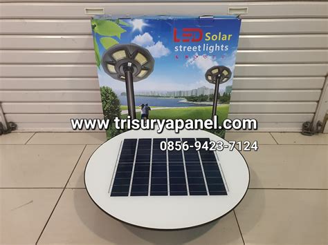 Lampu Taman Solar Led Watt Tenaga Surya Tri Surya Panel