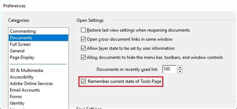 how do you stop adobe reader dc s sidebar from opening by default