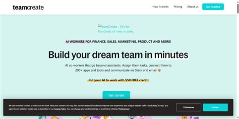teamcreate your customizable ai workforce