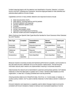 Mod 3 Notes Cyb210 With Jamilah Telon CIA Triad Information That Is Secure Satisfies Three