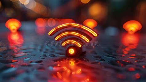 The Symbol Of Wi Fi Technology The Concept Of Digital High Tech Innovations In The Field Of