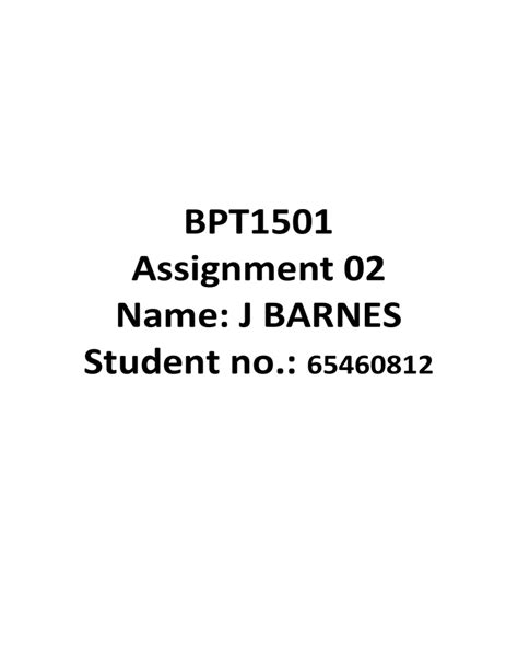 BPT Assignment 02 PDF