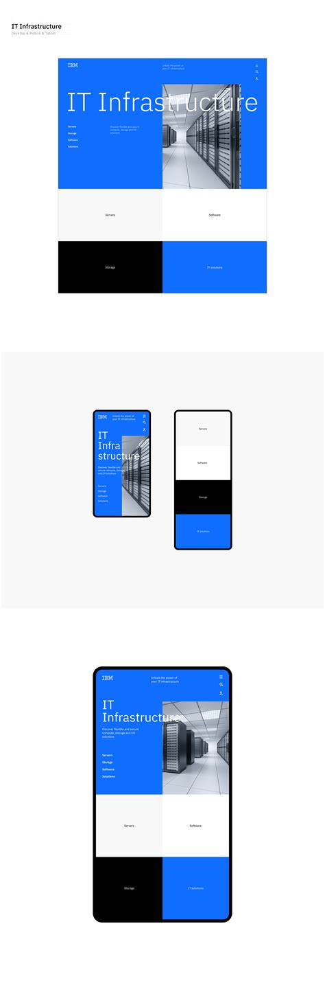 IBM New Website Redesign Behance