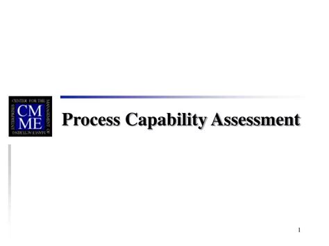 PPT Process Capability Assessment PowerPoint Presentation Free Download ID