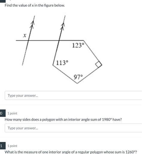 [answered] 0 1 find the value of x in the figure below type your answer