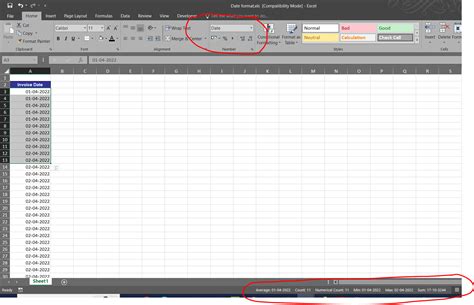 Solved How To Format Dates Of Different Excel Files In Po