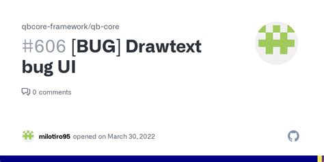 BUG Drawtext Bug UI Issue 606 Qbcore Framework Qb Core GitHub