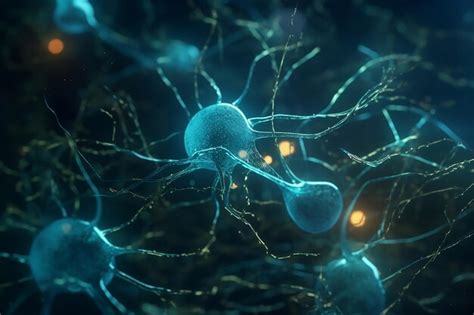 Premium Ai Image Neural Connections In Space Generative Ai