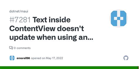 Text Inside Contentview Doesnt Update When Using An Async Command On