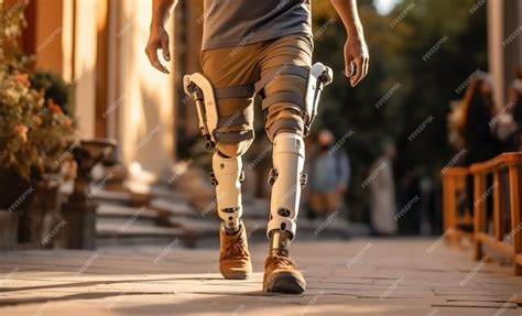 Premium Photo Assistant Robotic Legs Physiotherapy Rehabilitation