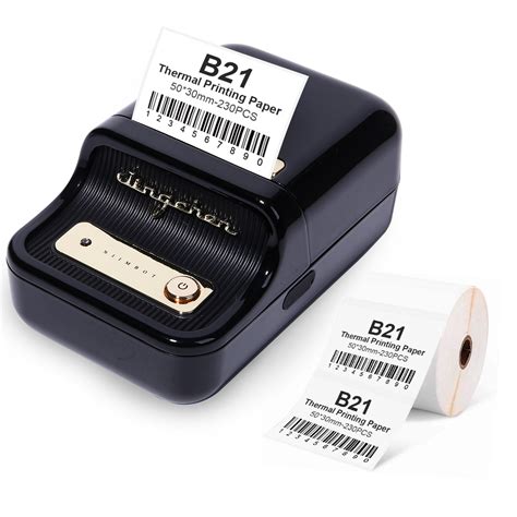 2 inch b21 bluetooth label printer compatible ios and android for home