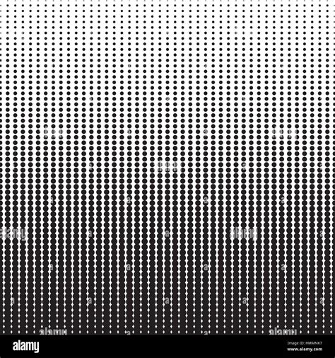 Halftone Dots Pattern Dotted Gradient Background With Fade Effect Black Circles On White