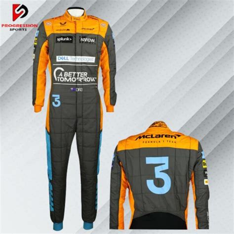 Mclaren F1 Racing Costumes Authentic F1 Driver Suits Go Kart Race Wear