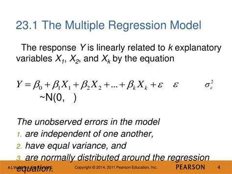 Ppt Chapter 23 Multiple Regression Powerpoint Presentation Free
