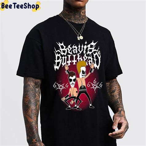 Funny Beavis And Butthead Black Metal Trending Unisex T Shirt Beeteeshop