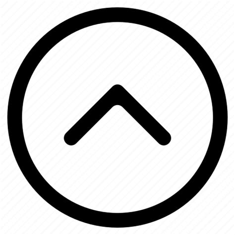 arrow basic ui up icon download on iconfinder