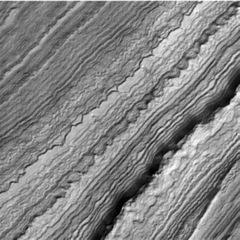 Mars South Polar Layered Deposits Hrise Photograph Download Scientific Diagram