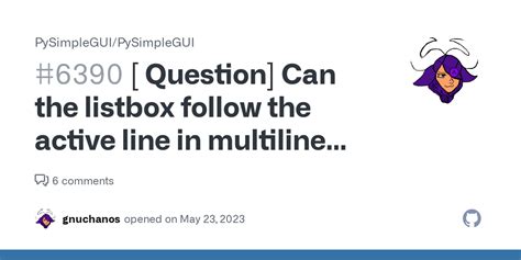 Question Can The Listbox Follow The Active Line In Multiline Mode · Issue 6390