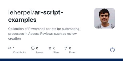 Github Leherpelar Script Examples Collection Of Powershell Scripts