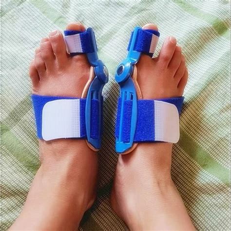 발가락 교정 보호대 깁스 링 남녀공용 큰 부목 교정기 정형외과 페디큐어 발 관리 무지 외반 1 쌍 티몬