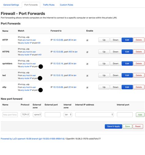 Port Forwarding Not Working Network And Wireless Configuration Openwrt Forum