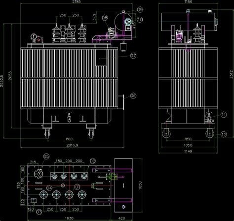 Transformer DWG Detail For AutoCAD Designs CAD