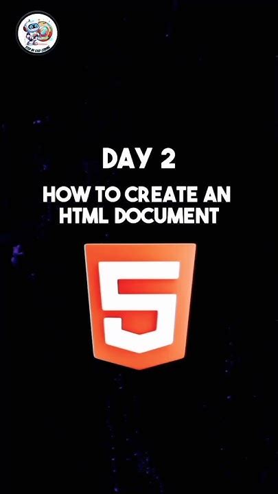 Day 2 Html How To Create An Html Document In Vs Code🎉htmldocumentwebdevelopment