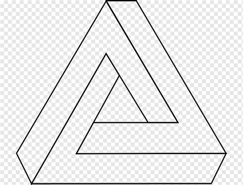 펜로즈 삼각형 지오메트리 Triangle 각도 화이트 본문 Png Pngwing
