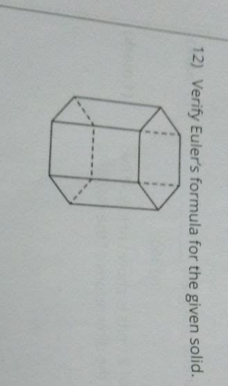 Verify Euler S Formula For The Given StudyX