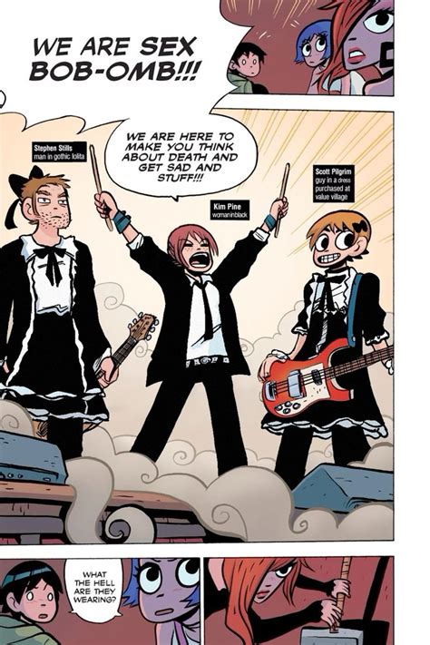 Scott Pilgrim Panel Scott Pilgrim Comic Scott Pilgrim Pilgrim