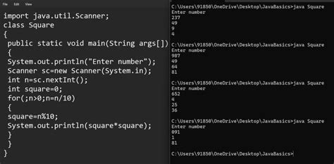 Rayapureddy Sravani On Linkedin Squares Of A Digits In A Number Using