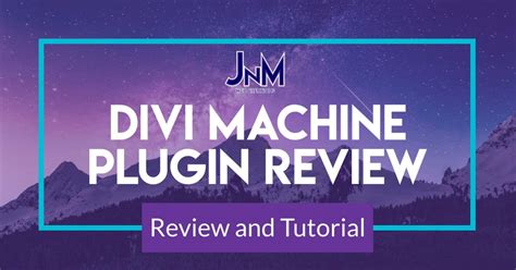 Divi Machine Plugin Review Custom Post Types On Steroids Jnm Web Creations