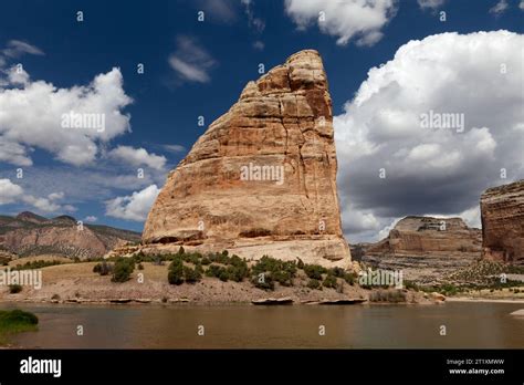 Steamboat Rock Along The Green River In Dinosaur National Monument Is
