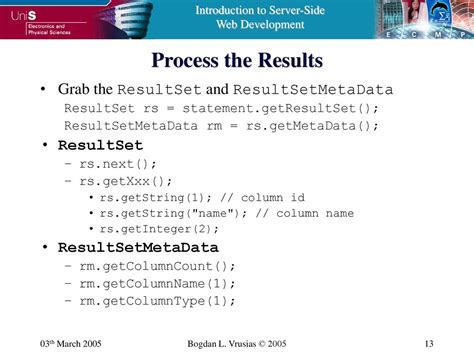 Introduction To Server Side Web Development Using JSP And Databases