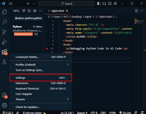 How To Run Python From Vs Code
