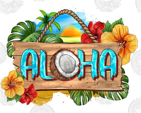 Aloha Png Sublimation Design Download Hello Summer Png Summer Vibes Png Summer Time Png
