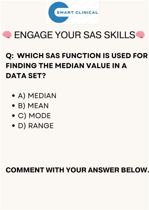 Smart Clinical On Linkedin ⚡️it S Time For Some Sas Coding Challenges⚡️ New Question Daily To